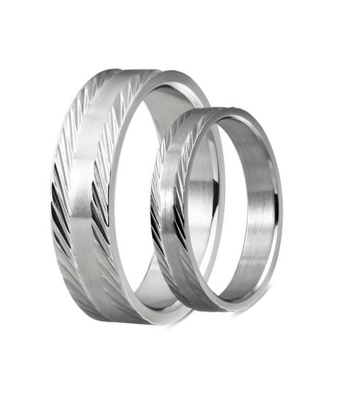 Diagonal Cut Edge Plain Titanium - Zoey - Zoey Philippines